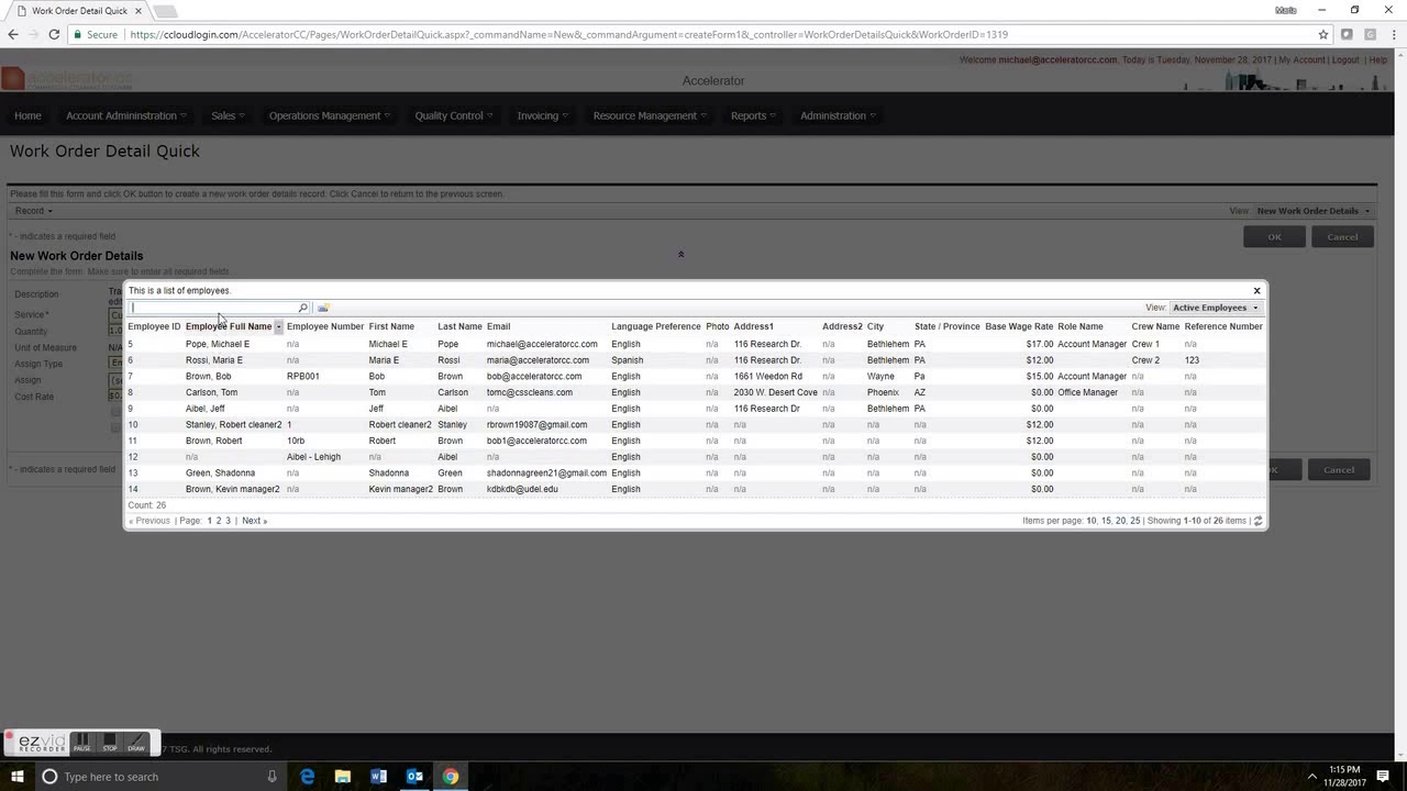 Work Order Tutorial Youtube