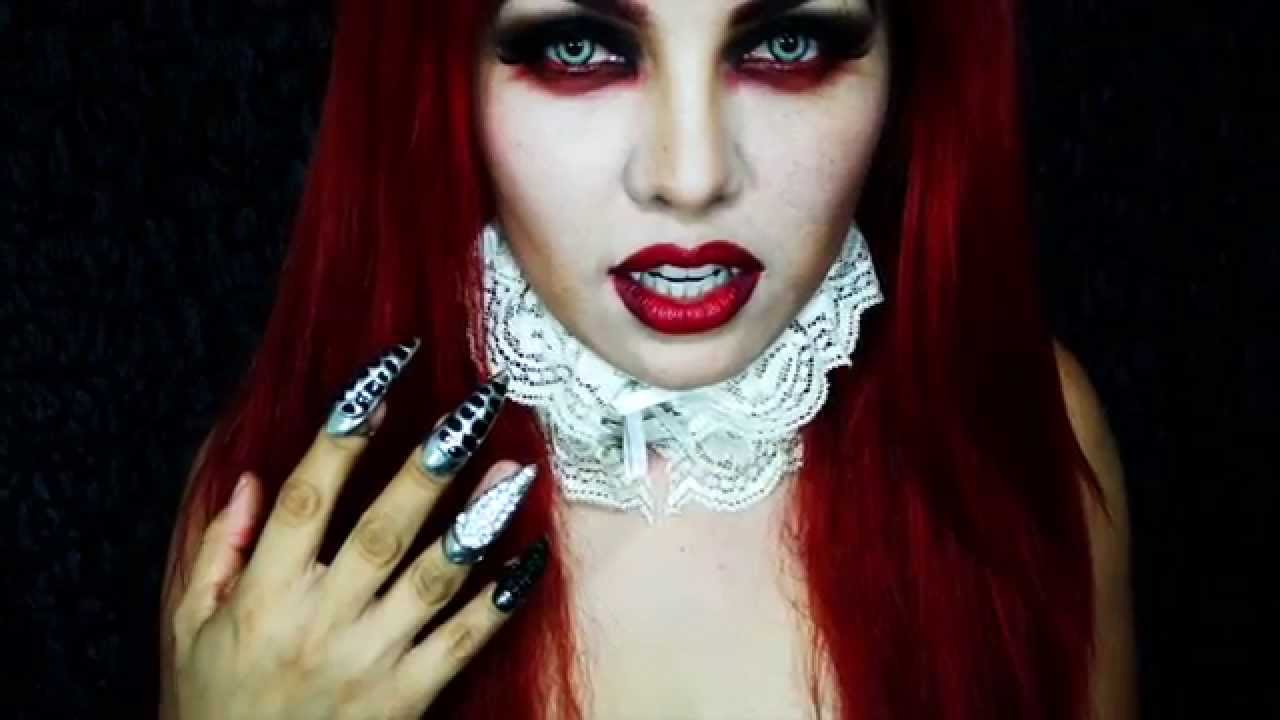 Easy Vampire Makeup Tutorial Youtube