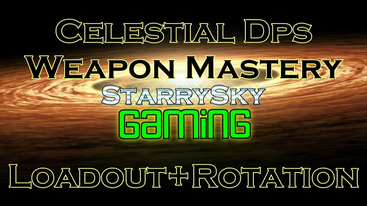 Dcuo Celestial Dps Weapon Mastery Loadout Rotation Youtube