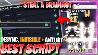 Steal A Brainrot Script No Key New Lennze Hub Desync Invisible Anti Hit