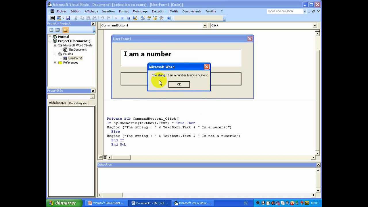 Visual Basic 2010 صنع Isnumeric باستخدام The Function Youtube