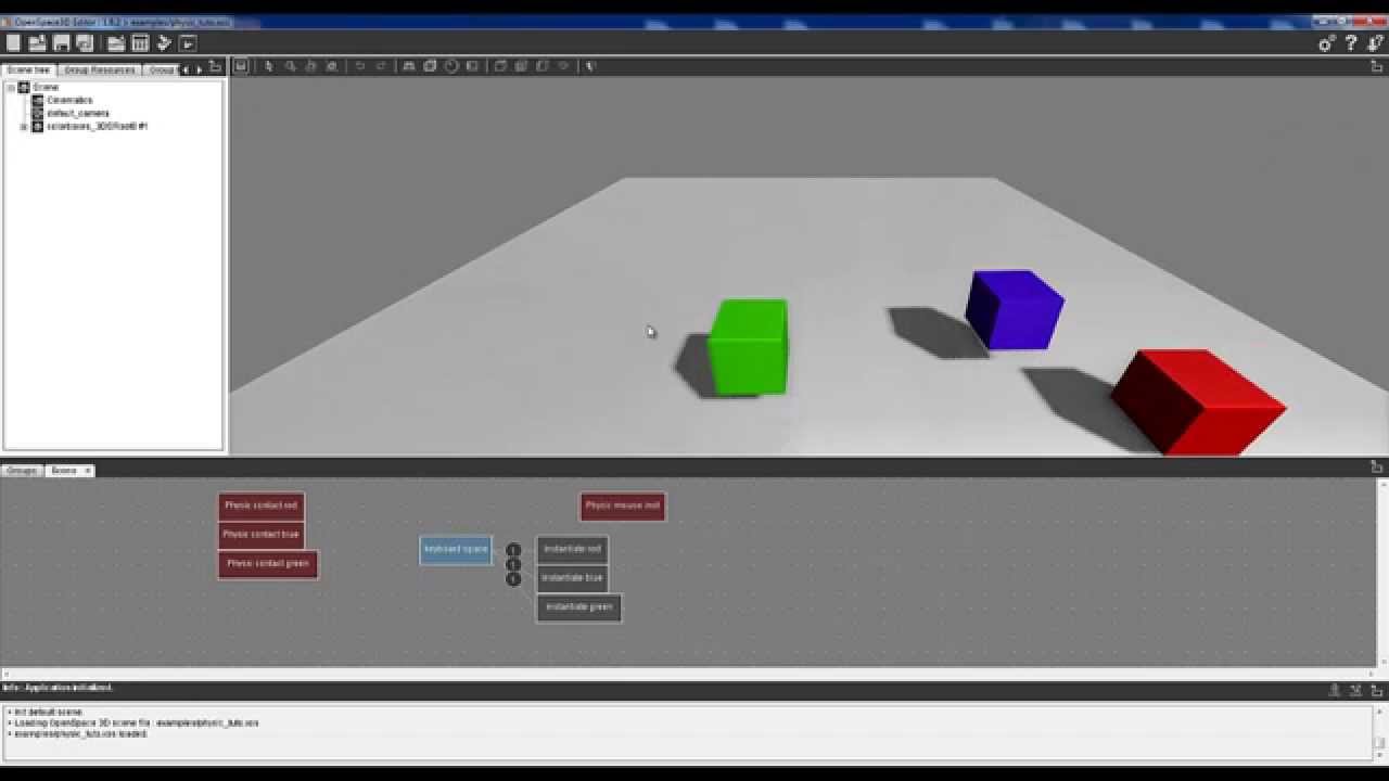Openspace3d Tutorial Physics And Contacts Youtube
