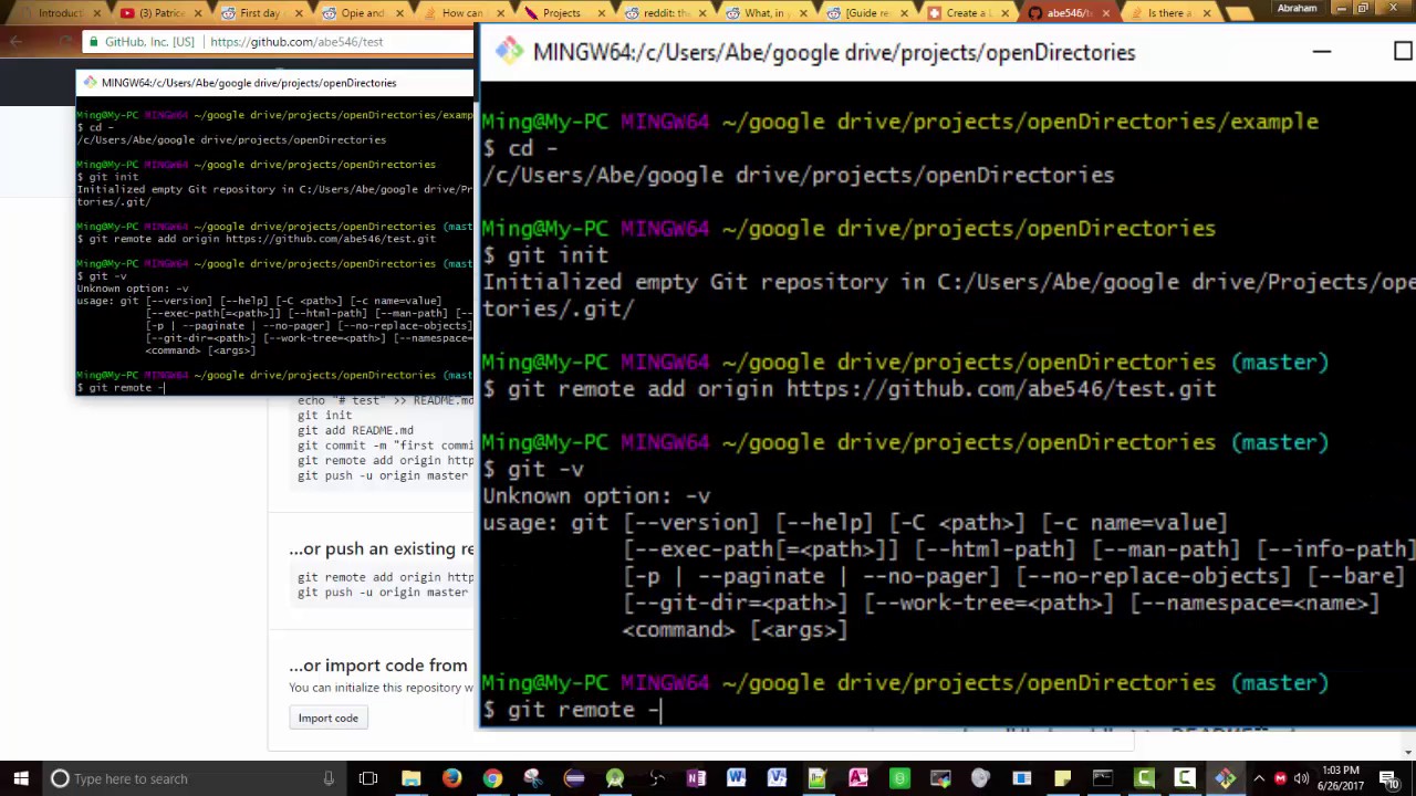 How To Upload Files To Github Through Git Bash Terminal Basic Git