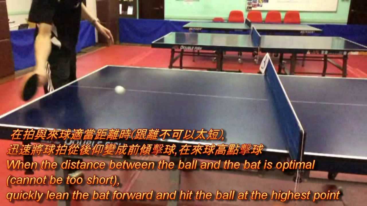 Forehand Flick Tutorial Slow Motion Tabletennisdaily