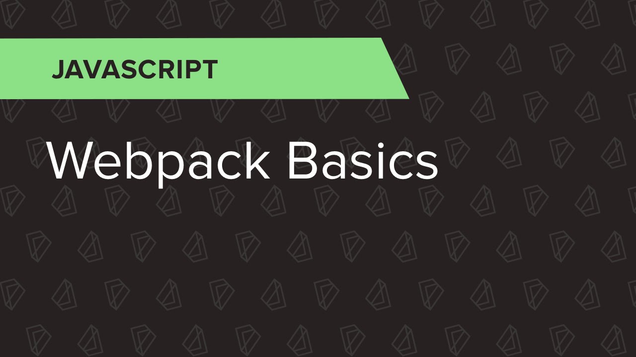 Javascript Ep 15 Webpack Basics Youtube