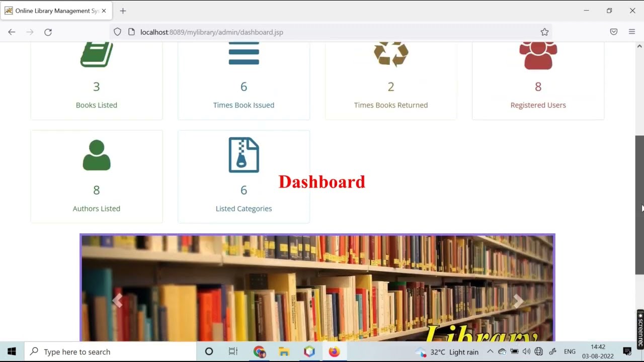 Library Management System Using Java Web Application Using Java