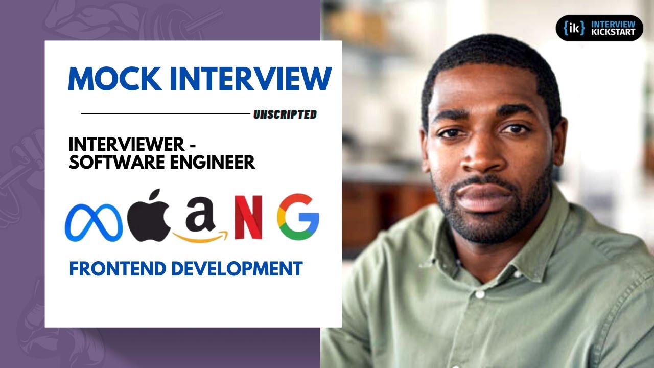 Front End Developer Interview Course Google Amazon Meta Apple Front