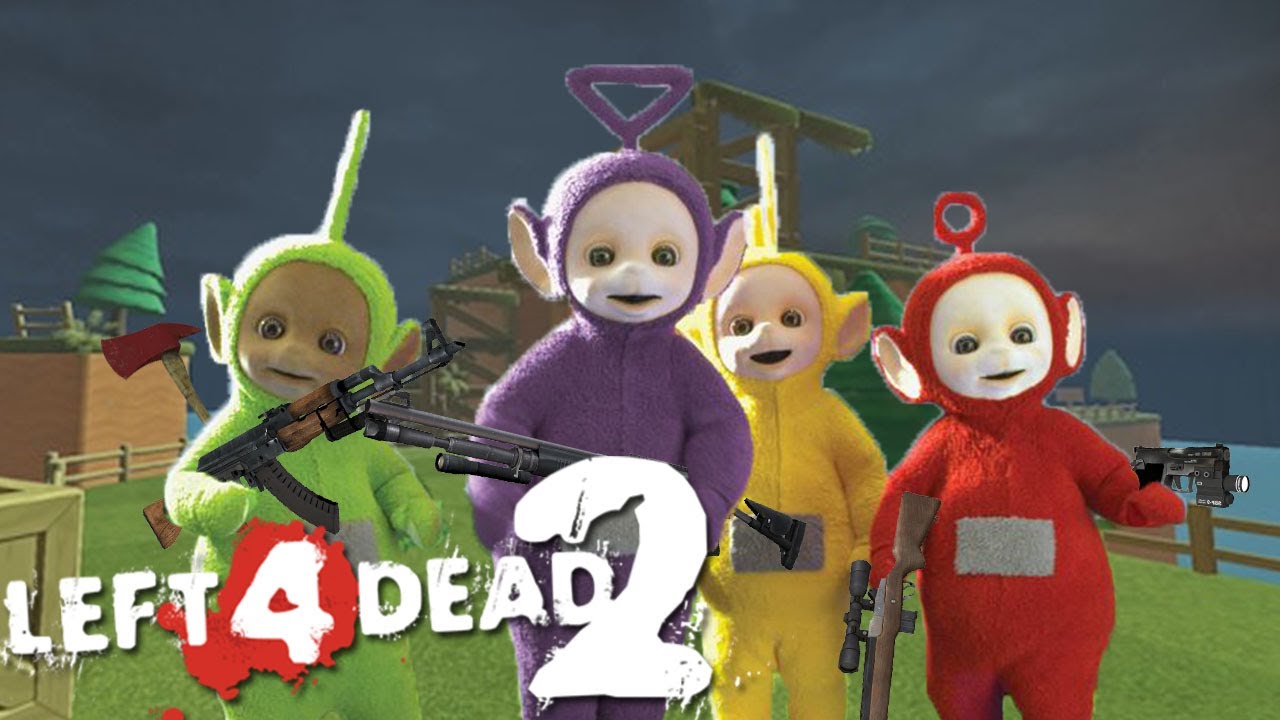 Left 4 Dead 2 Teletubbies Vs Teletubbies Zombie Broken Hand Rating