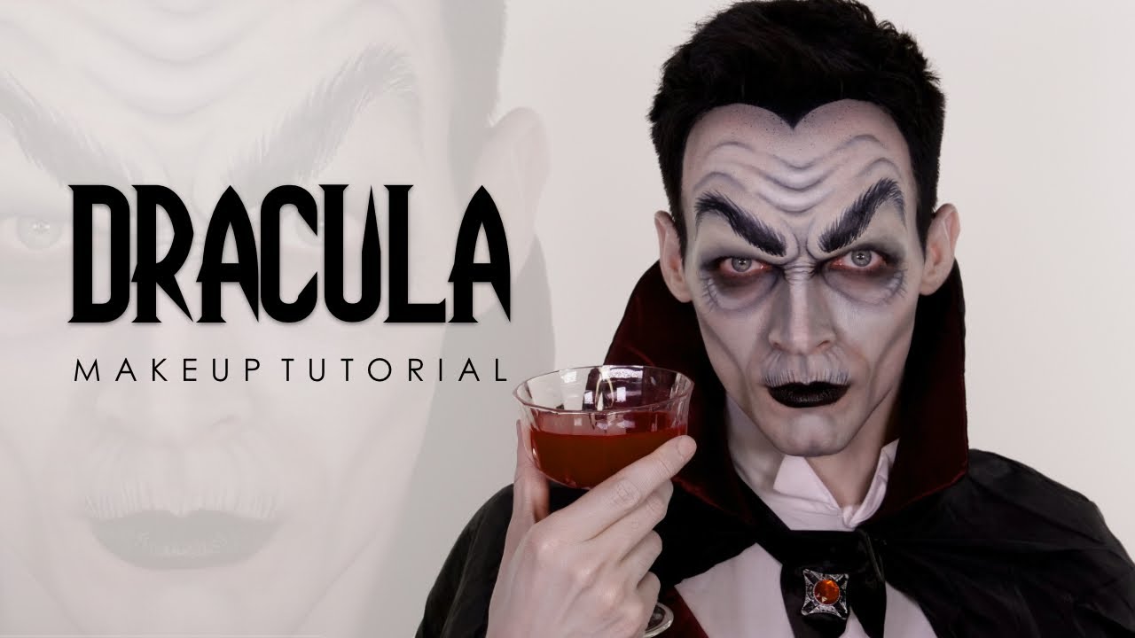 Dracula Vampire Halloween Makeup Tutorial Youtube