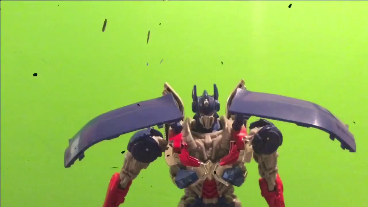 Transformers Aoe Optimus Prime Green Screen Test Youtube