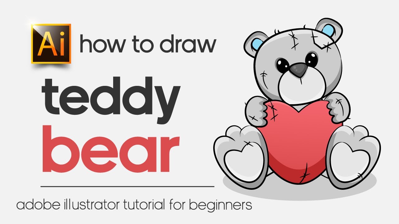 How To Draw A Bear In Illustrator