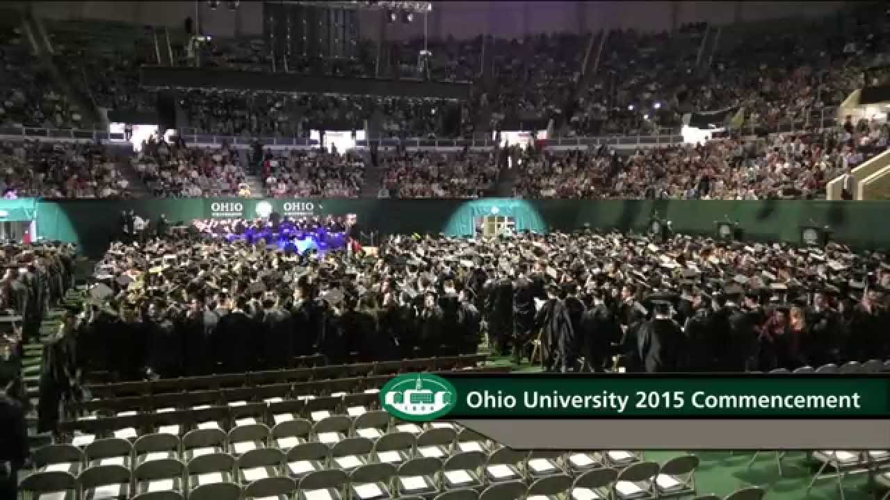 2015 Ohio University Undergraduate Morning Commencement Ceremony Youtube
