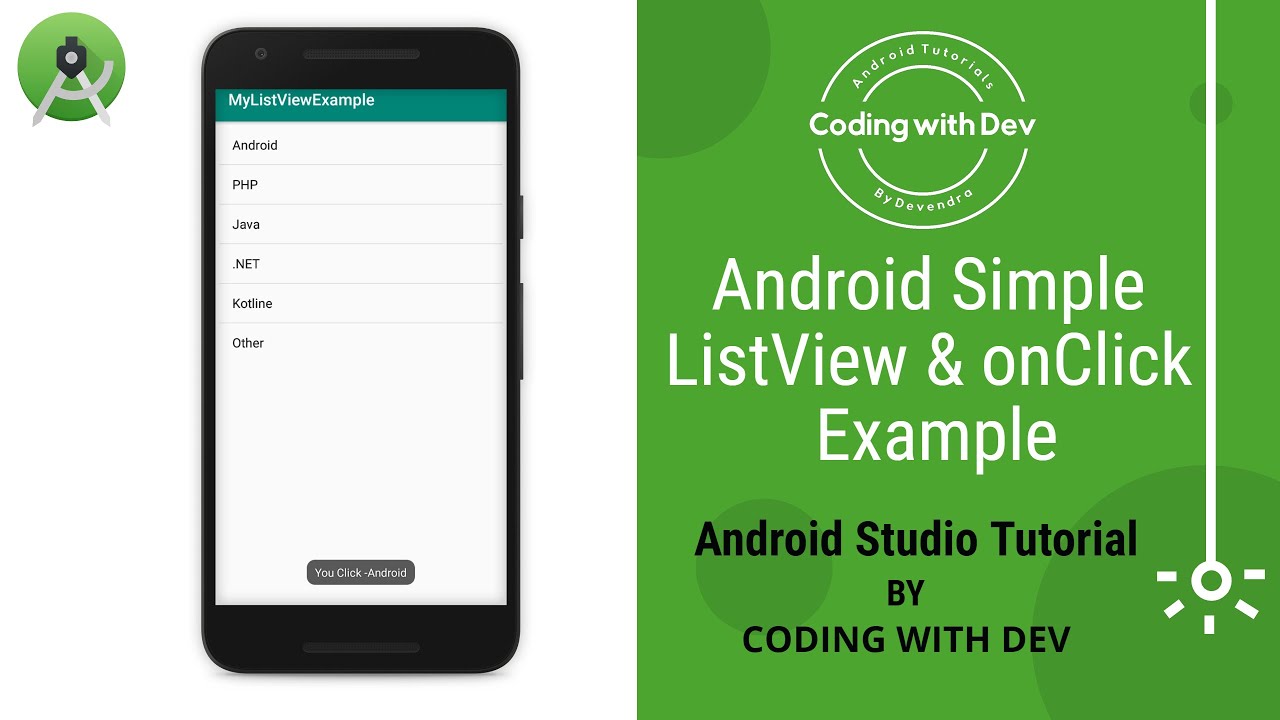 Listview Android Studio