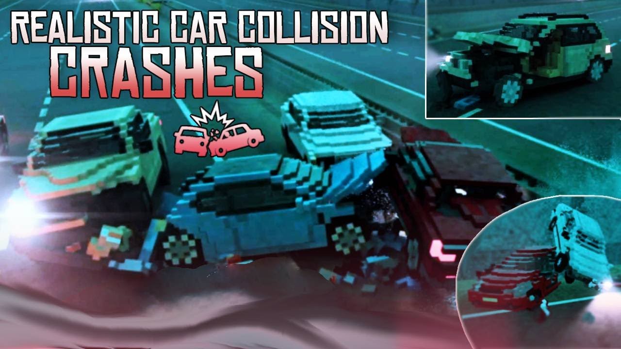 Realistic Highway Car Crashes Teardown Youtube