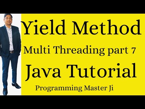 Yield Method In Thread Yield Method In Java Multithreading Java