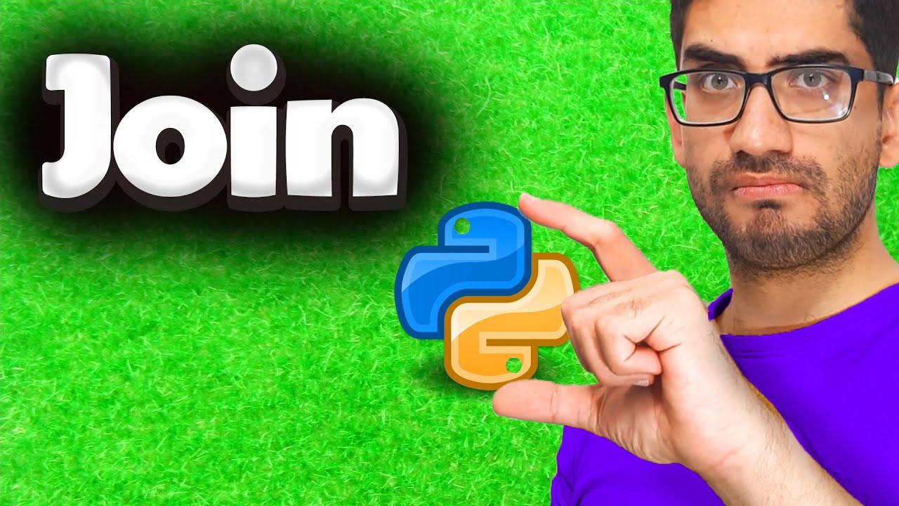 Python String Join Method Youtube