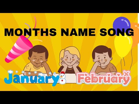 Months Of The Year Song Kids Kidsvideo Kidssong Youtube