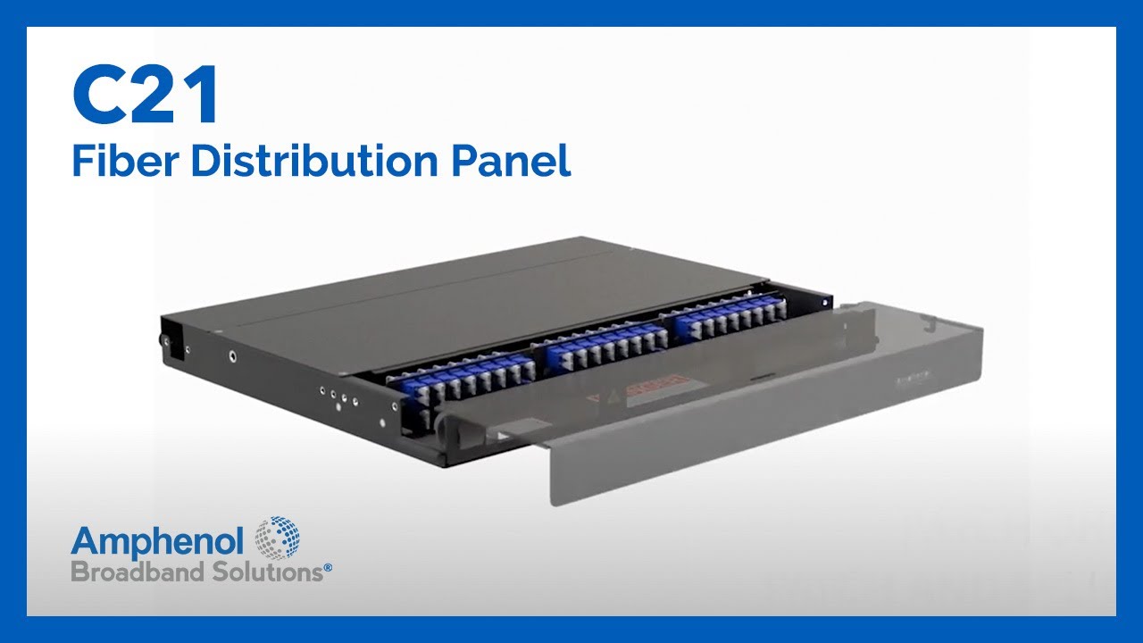 C21 Fiber Distribution Panel Youtube