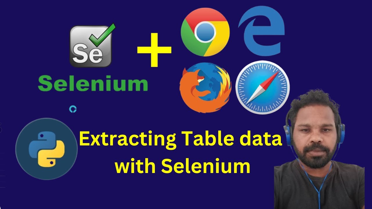 How To Scrape Data From Html Table And Save It To Csv With Selenium And