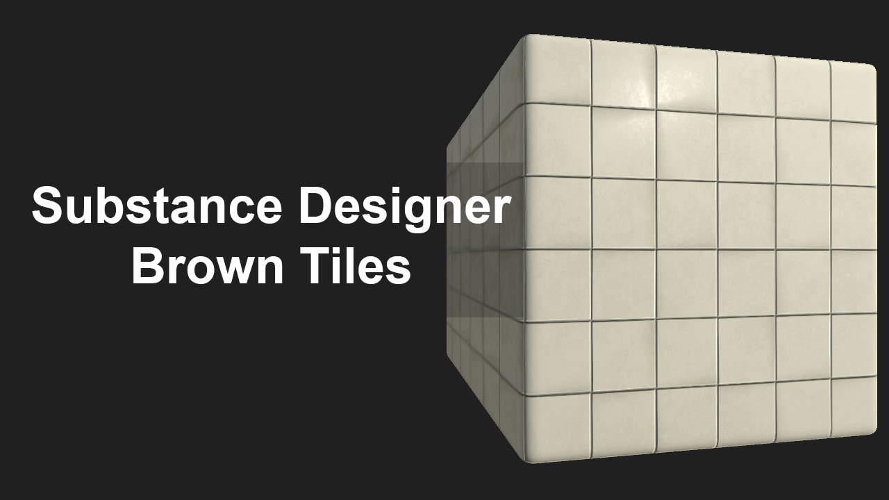 Substance Designer Tutorial Brown Tiles Youtube