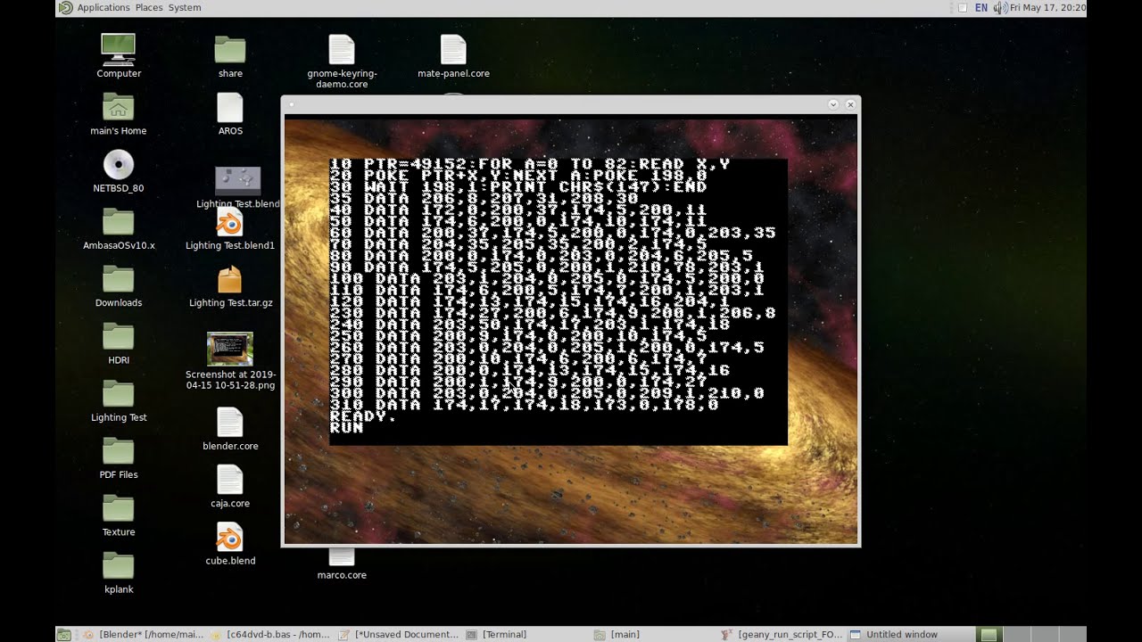 Commodore 64 Basic V2 Example Code 16 729 Bytes Youtube