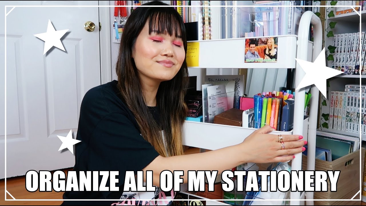 Organizing All Of My Stationery ёяше Youtube