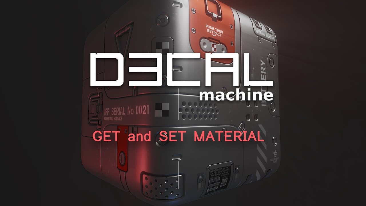 Decalmachine Get And Set Material Outdated Youtube