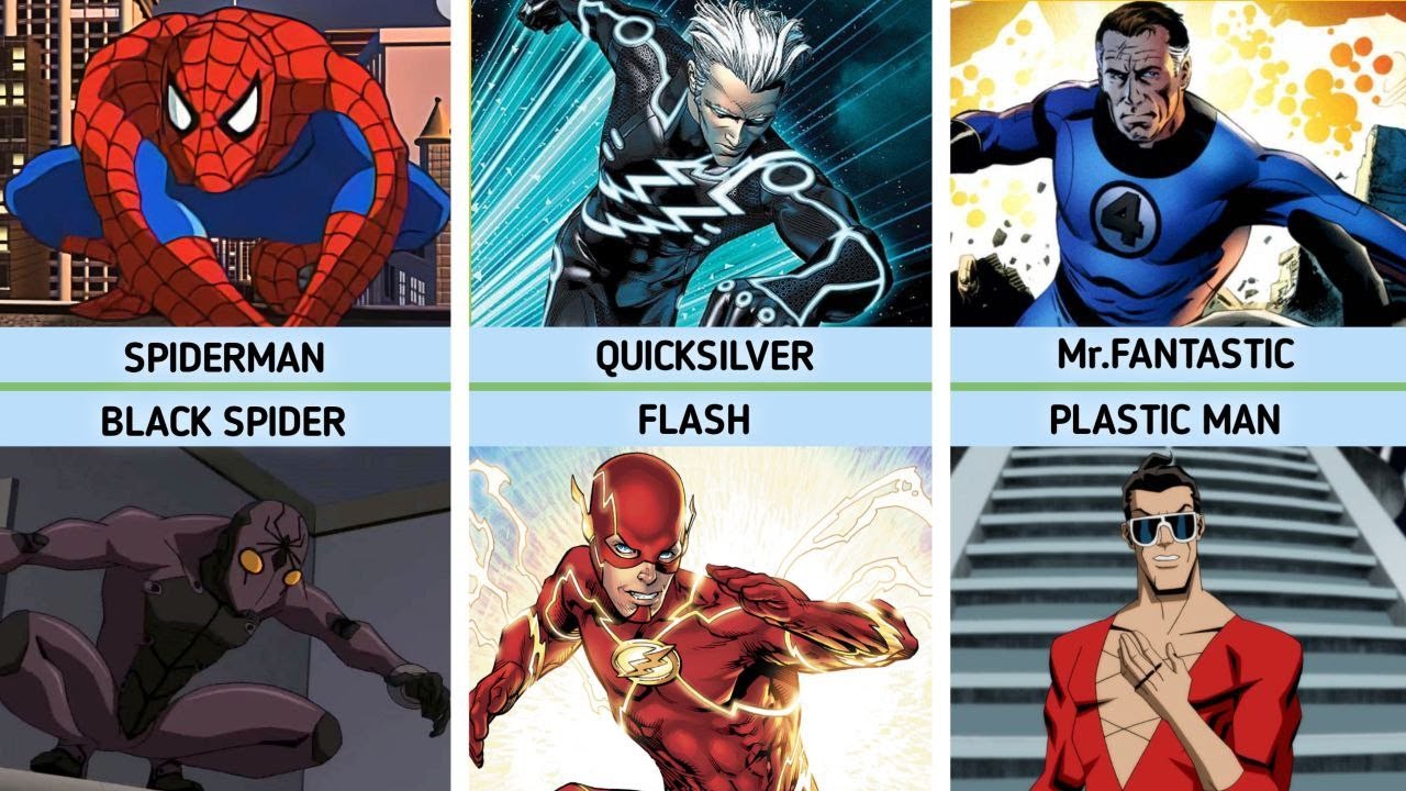 Marvel Vs Dc Copycats Characters Youtube