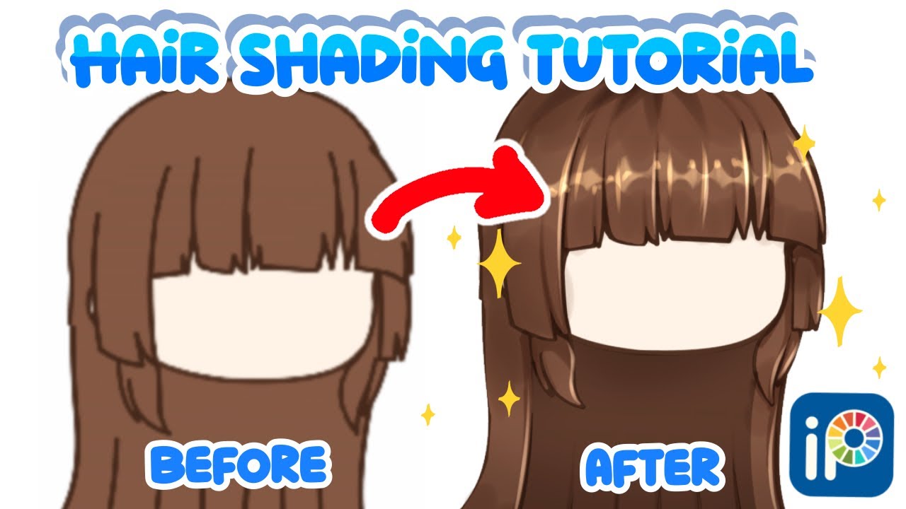 Hair Shading Tutorial Gacha Club Ibispaint X Youtube