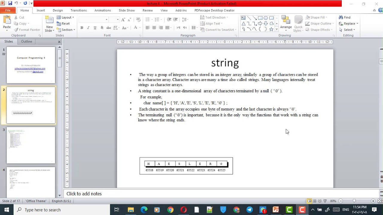 String 1 Youtube