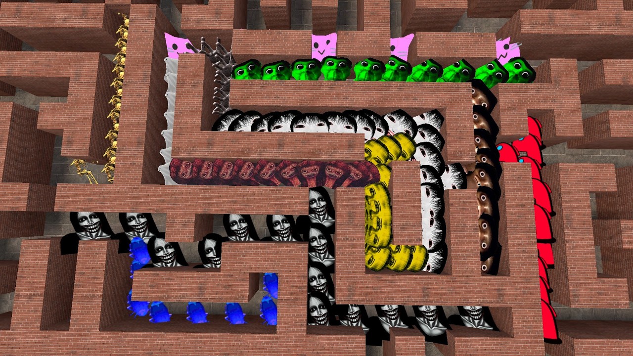 Nextbots Are Hunting Everyone In This Mapёяооёяфетаэgarryтащs Modтаэ Youtube