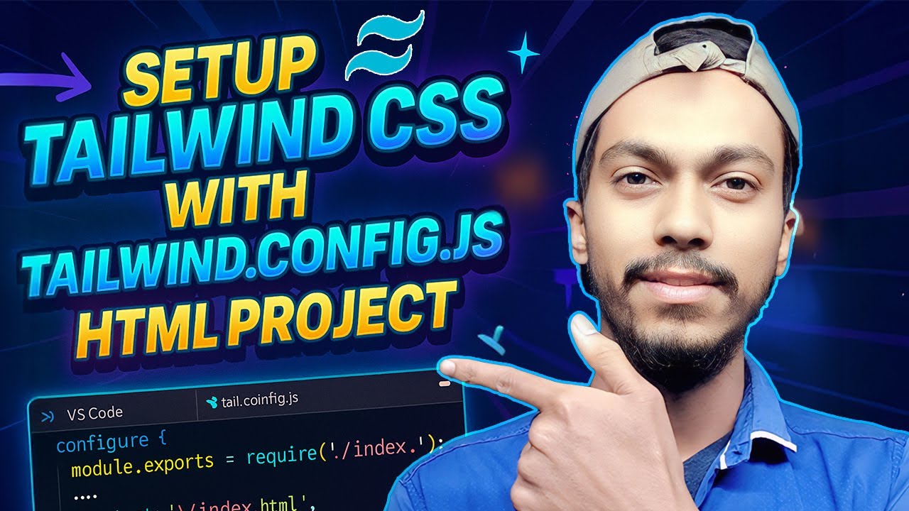 How To Install Tailwind Css Generate Tailwind Config Js In Html
