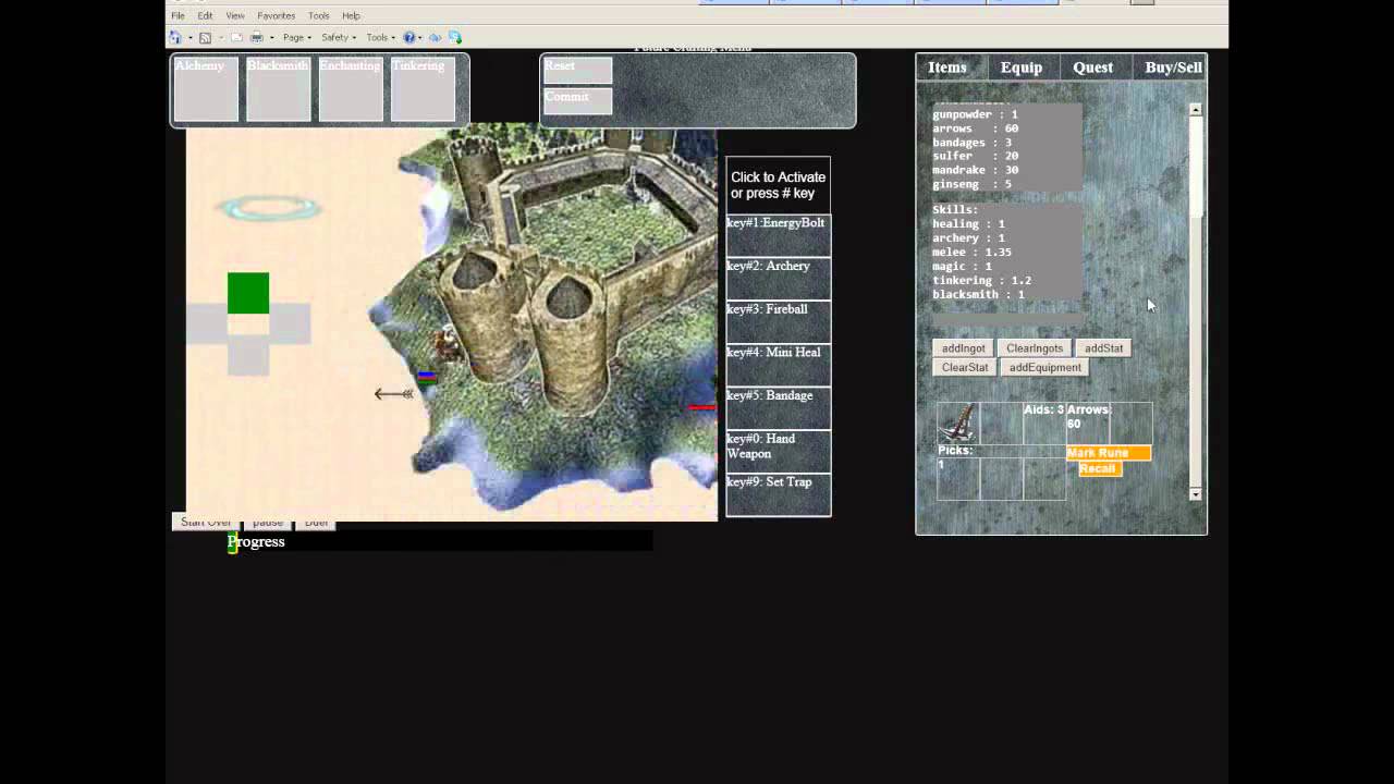Html5 Javascript Rpg Game Prototype From Scratch Youtube