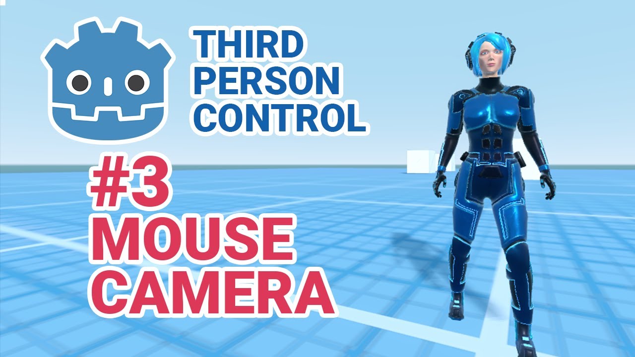Godot Third Person Control Mouse Controlled Camera Yaw Pitch Gimbal
