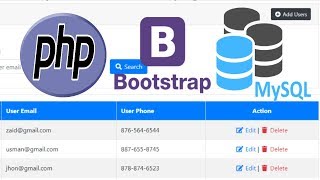 Php Crud Tutorial With Mysql And Bootstrap 4 Create Read Update And