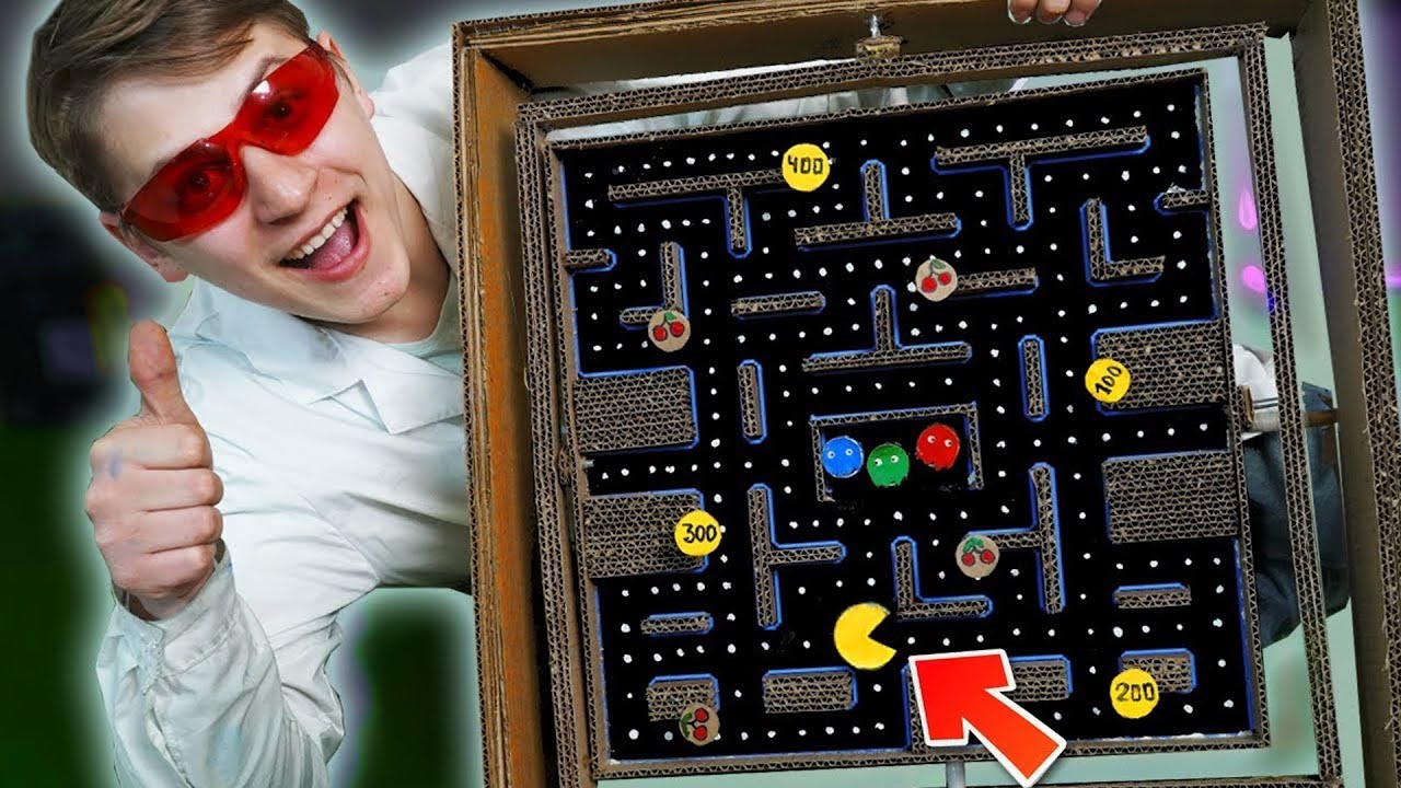 Made A Pac Man Game In Real Life Youtube