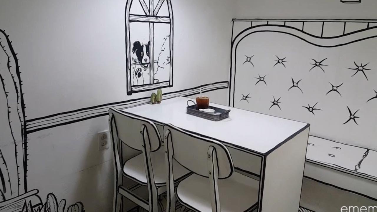 Incredible 2d Cafe Looks Like It Belongs In Cartoon Youtube