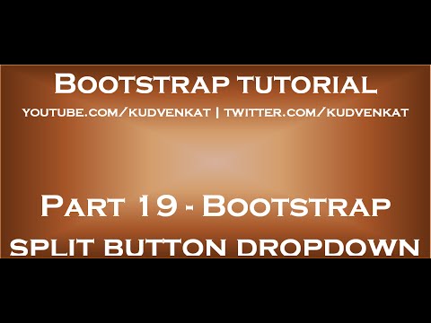 Bootstrap Split Button Dropdown Empower Youth