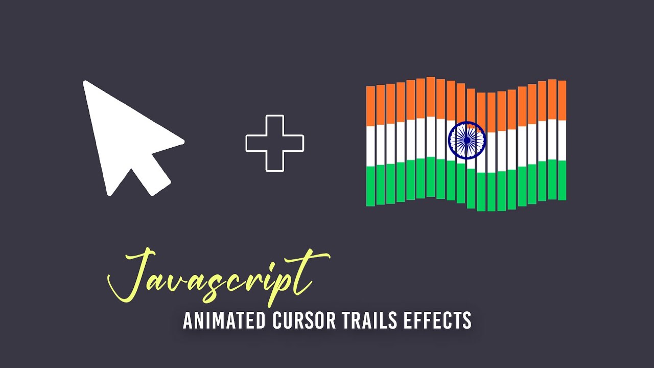 Cursor Trail Effect Using Javascript Youtube
