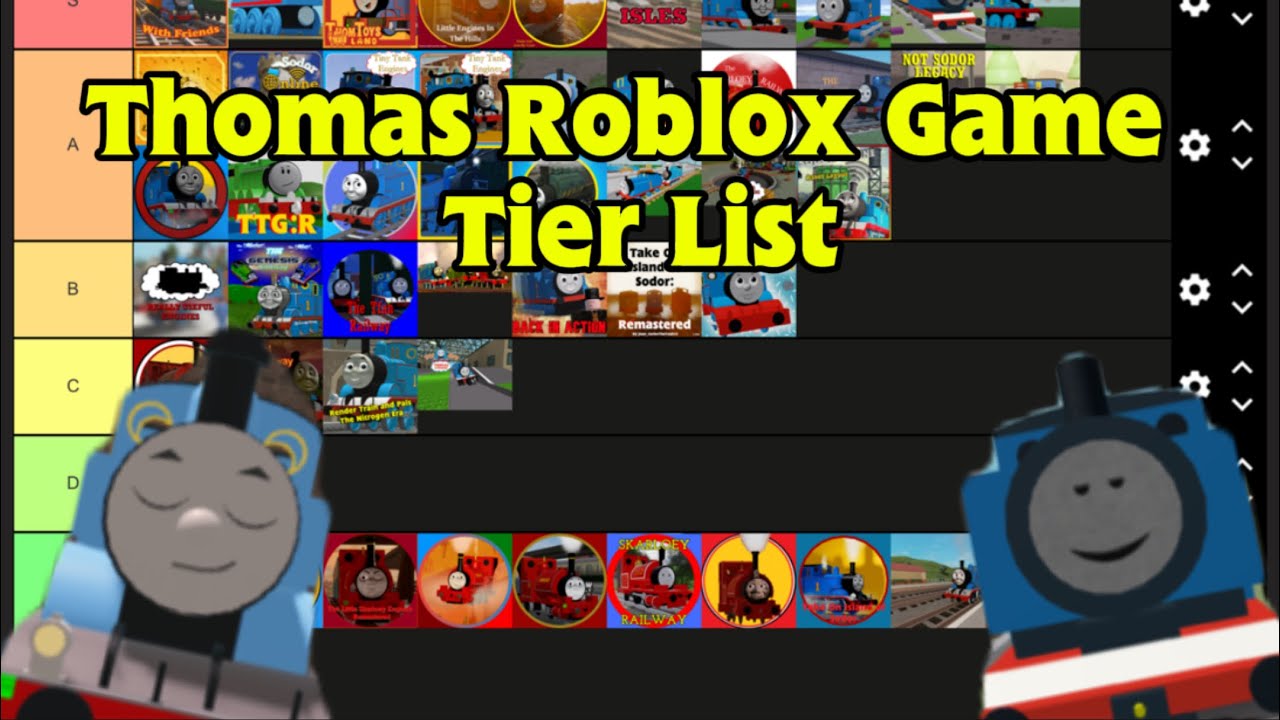 Thomas Roblox Game Tier List Youtube