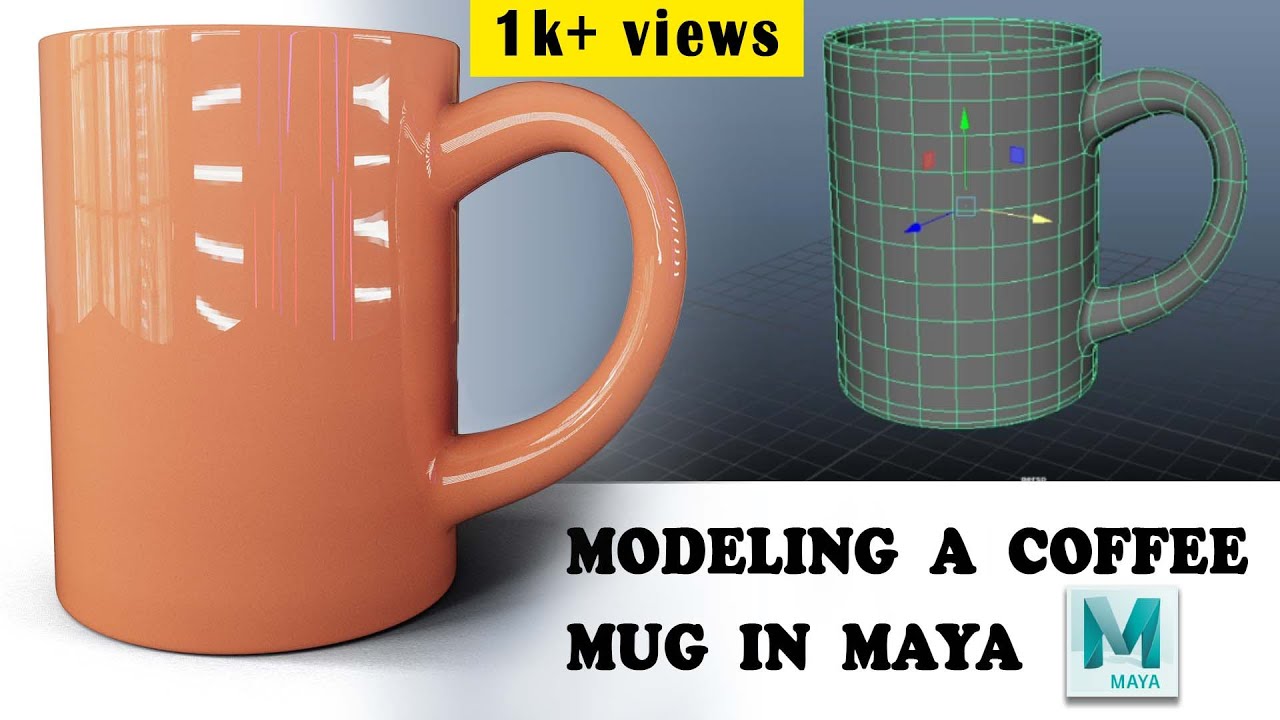 Modeling Coffee Mug In Maya Maya Modelling Youtube