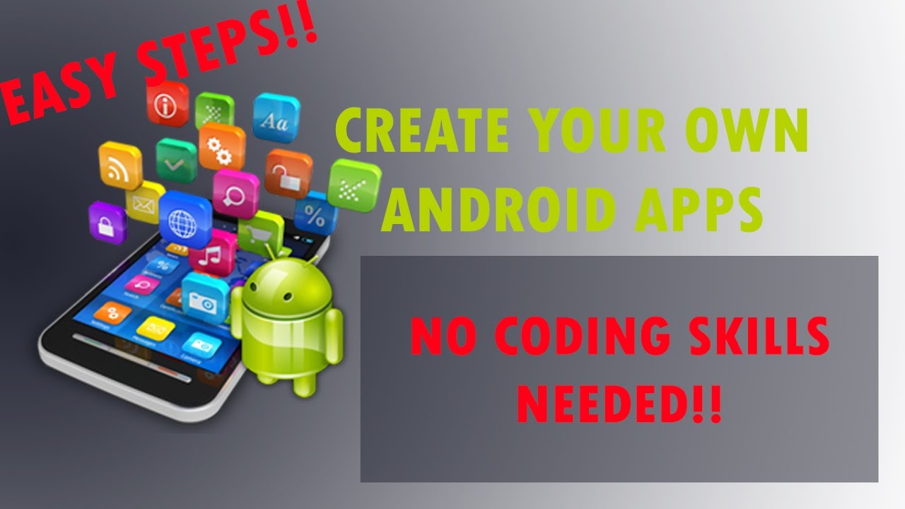 How To Make Android App Without Coding Skill In 4 Steps Youtube