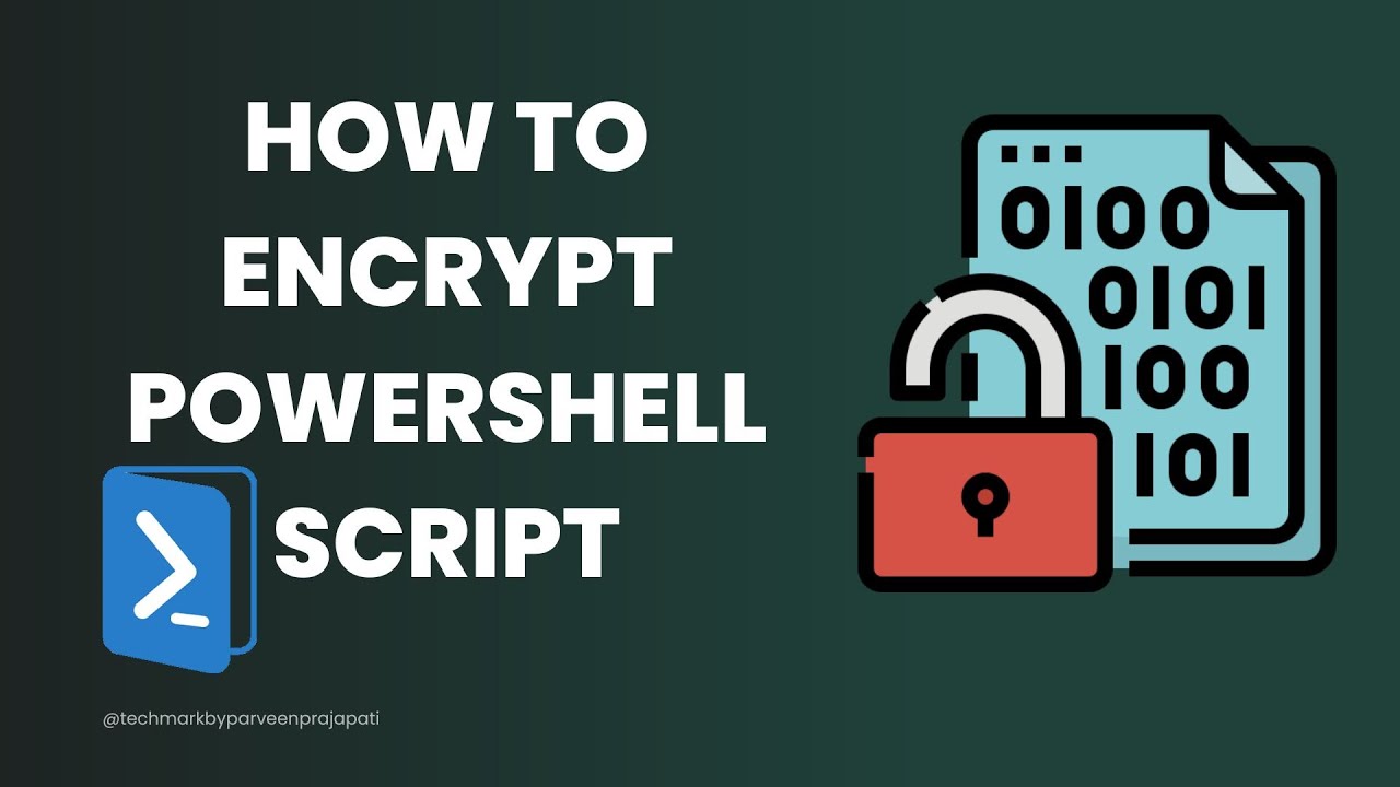 How To Encrypt Powershell Script Youtube