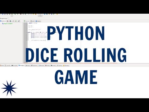 Basic Python Dice Rolling Game Tutorial Youtube