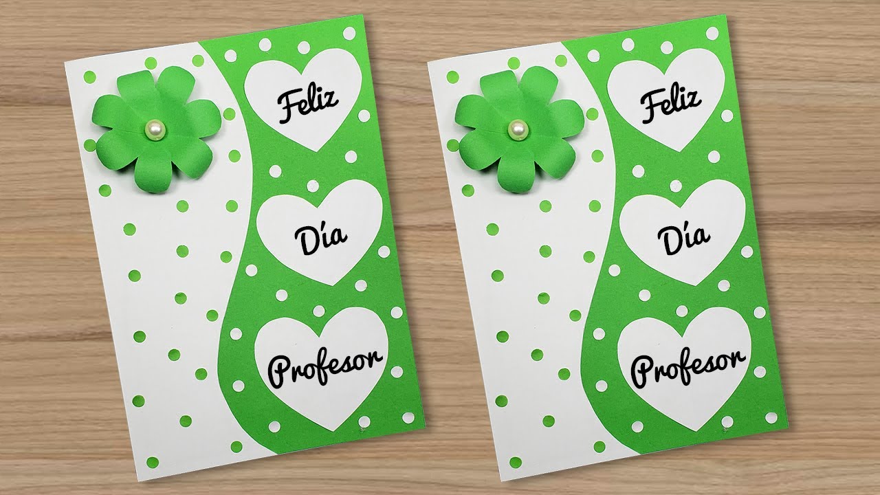 Tarjetas Creativas Para El Día Del Maestro Diy Regalos Originales