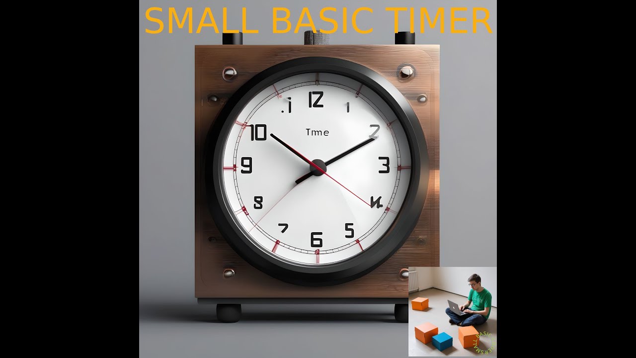 Timer Program Made With Small Basic Youtube