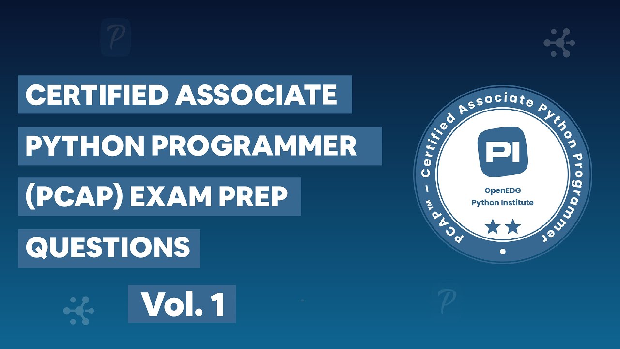 Certified Associate Python Programmer Pcap Practice Exam Questions