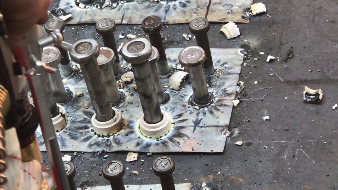 Thru Deck Stud Welding Youtube