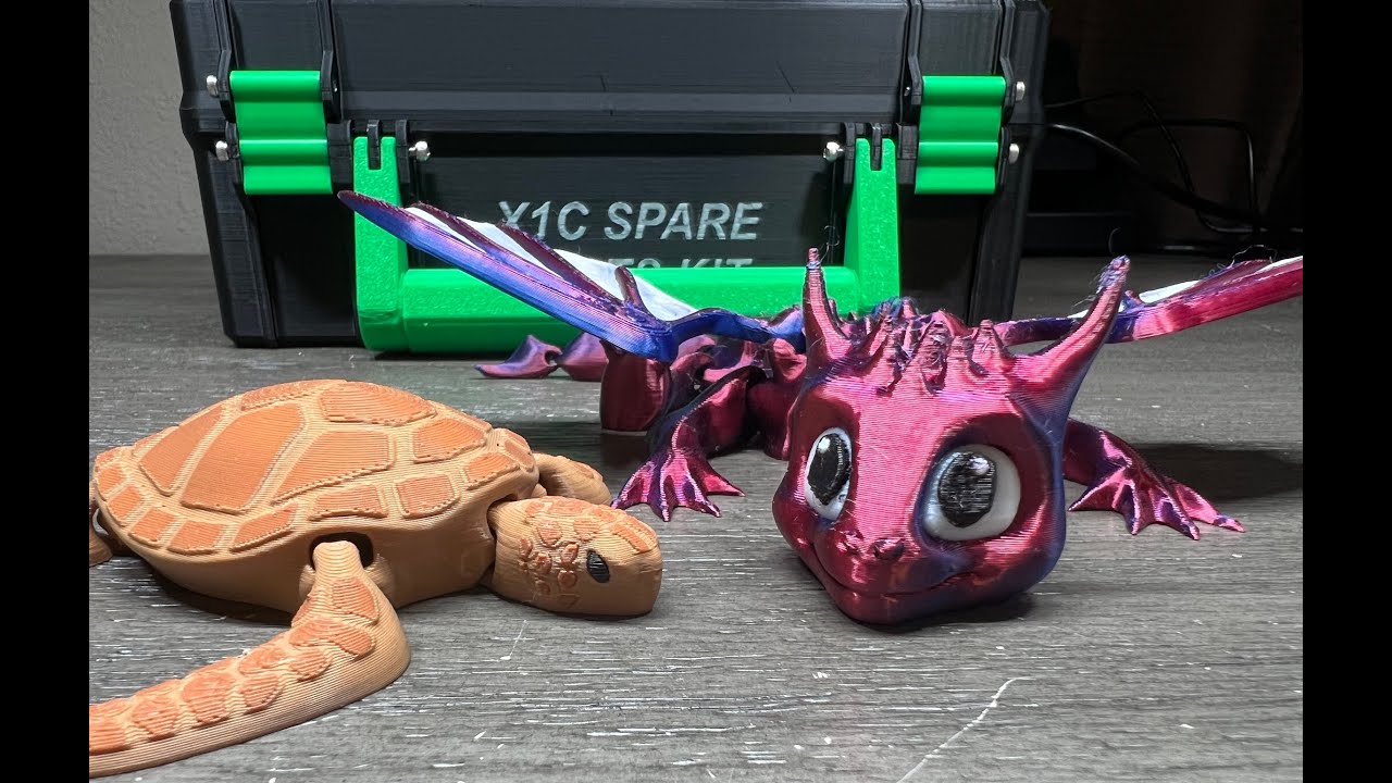 3d Prints Using Bambu Lab X1c Ams Youtube