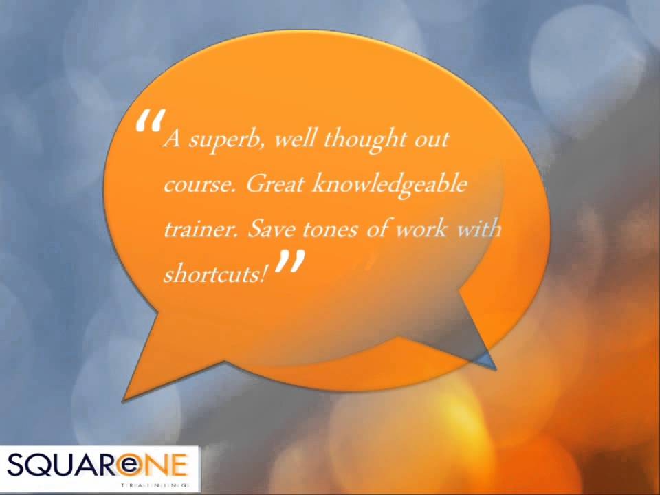 Squareone Training S Feedback Youtube